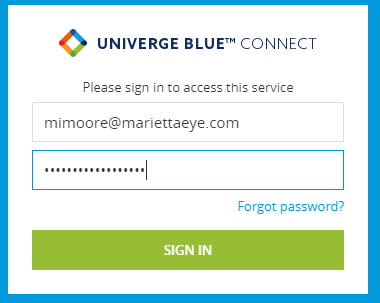 Univerge Blue Connect Overview – Marietta Eye Clinic